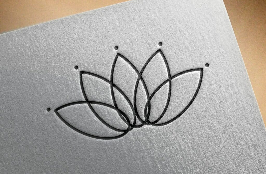 Vector flower logo – MasterBundles