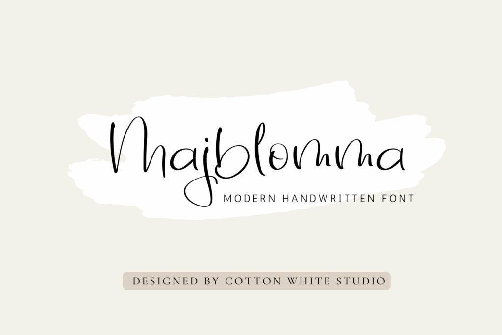 Majblomma Script – MasterBundles