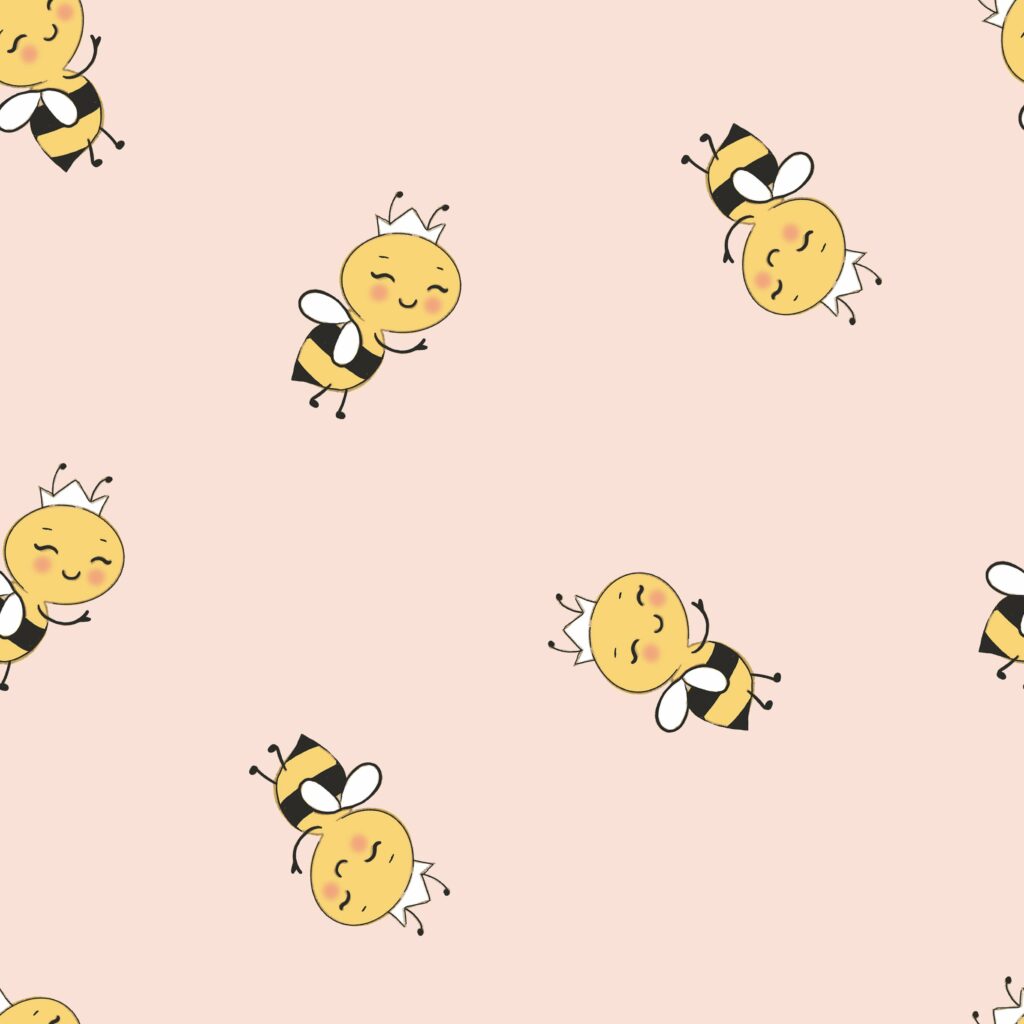 Bee seamless patterns – MasterBundles