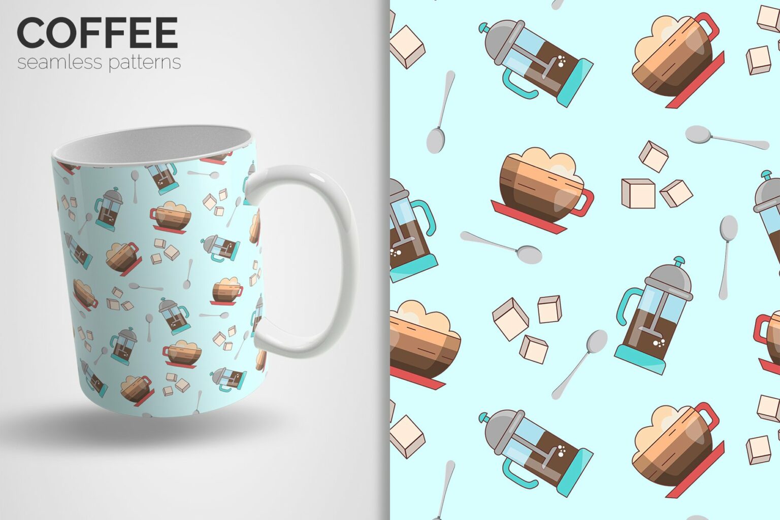 Coffee Seamless Patterns – MasterBundles