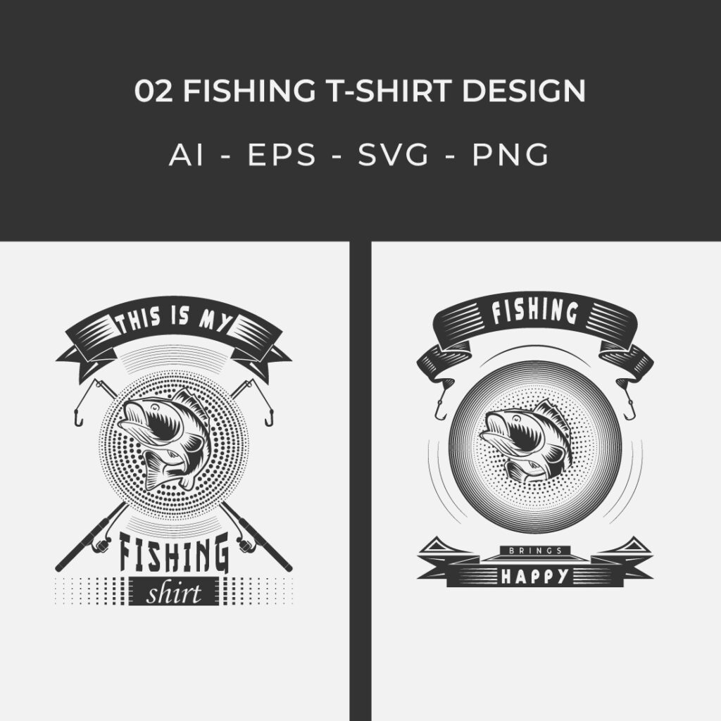 02 fishing t-shirt designs - MasterBundles
