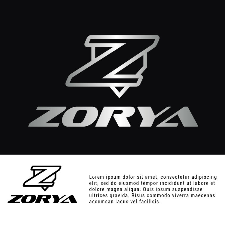 Letter Z ( Royal type ) geometrical logo design - MasterBundles