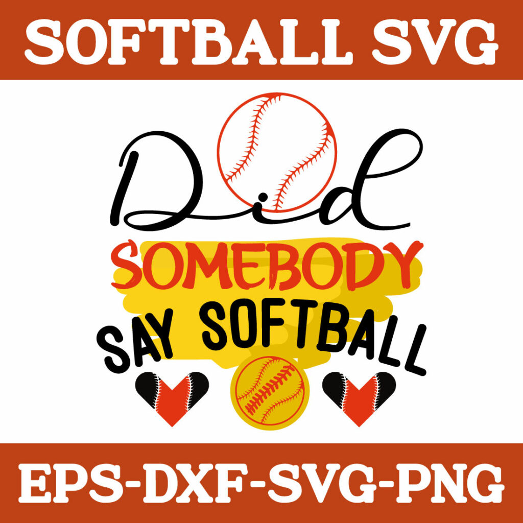 Softball Svg - MasterBundles