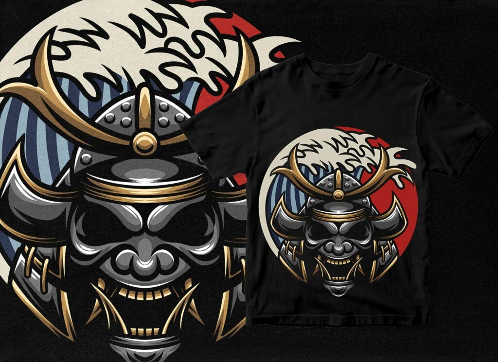 10 japanese samurai design bundle – MasterBundles