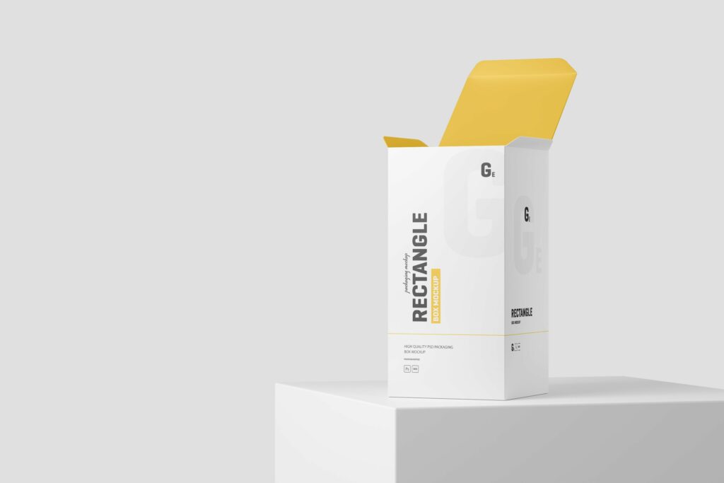 Rectangle Box Packaging Mockup – MasterBundles