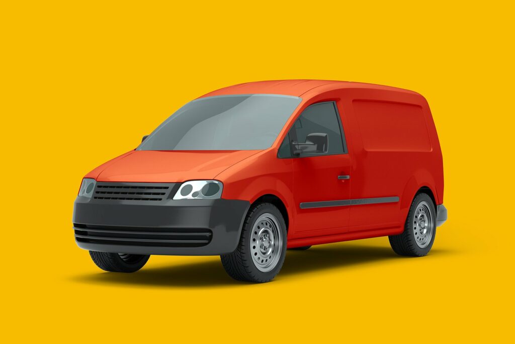 Mini Van Mockup - 6 views – MasterBundles