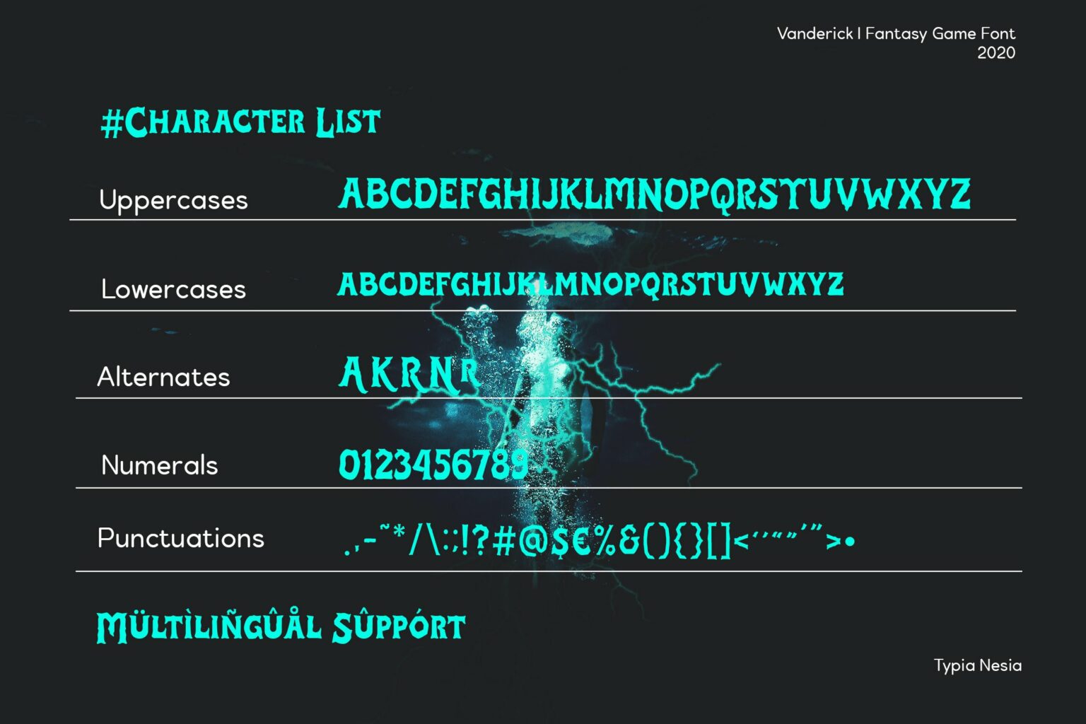 Vanderick - Fantasy Game Font – MasterBundles