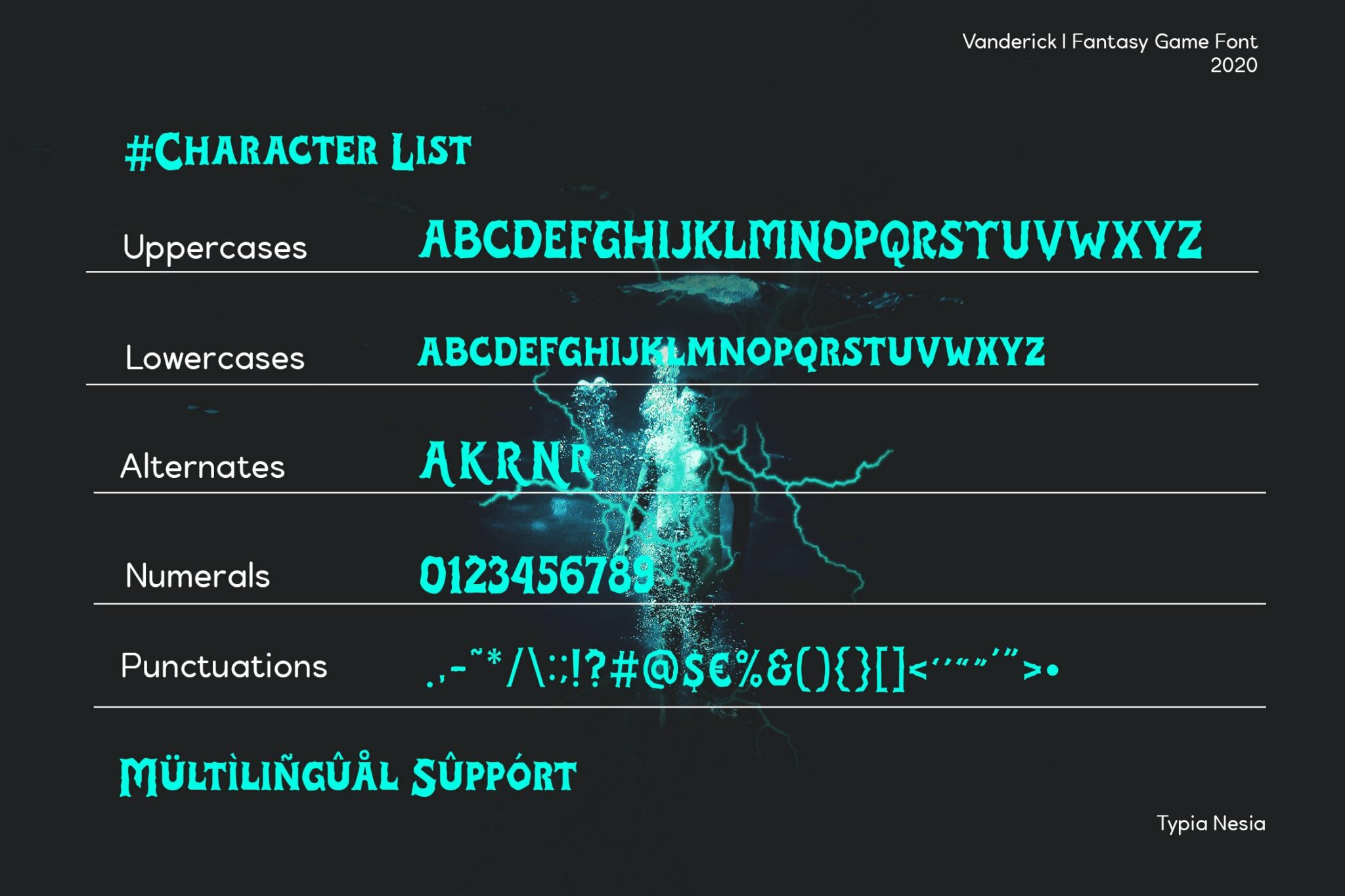 Vanderick - Fantasy Game Font – MasterBundles
