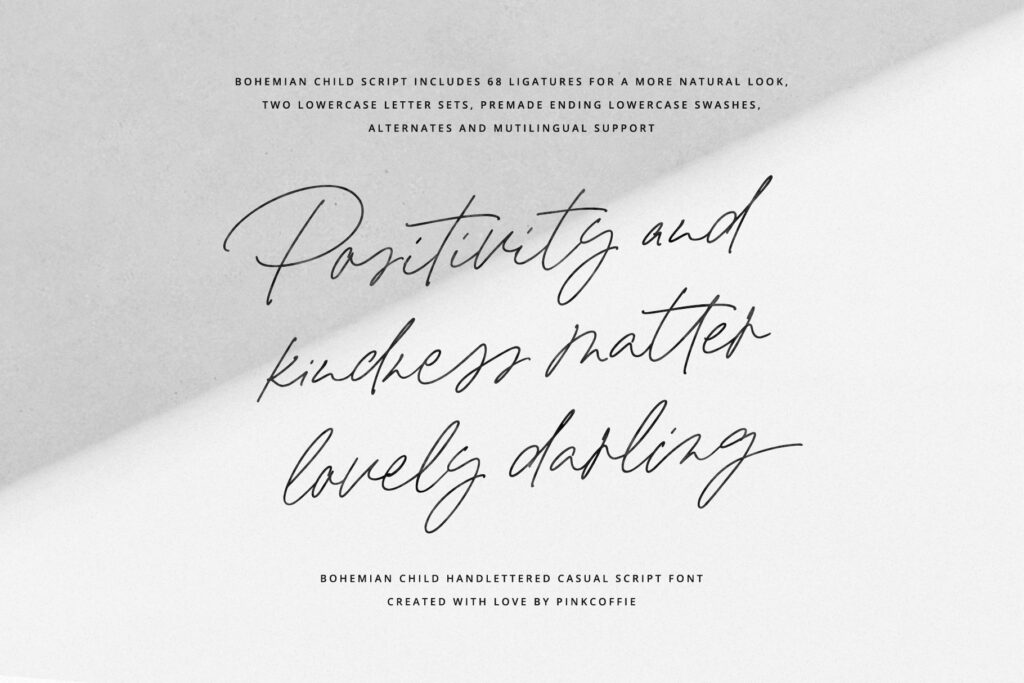 Bohemian Child | Handwritten Script – MasterBundles