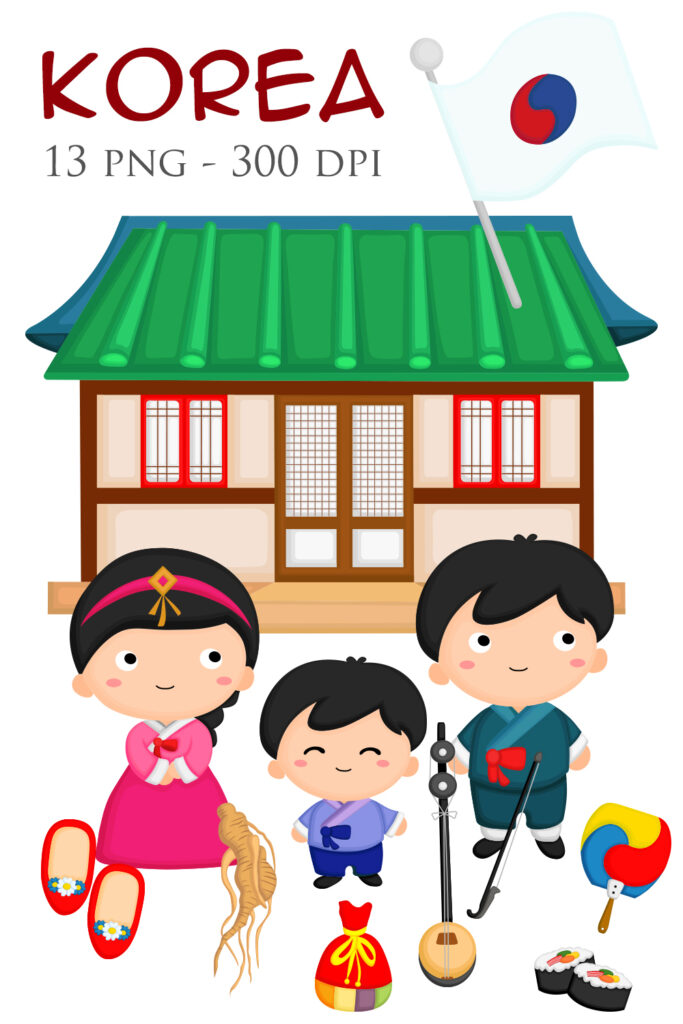 Cute Korean Couple Family Traditional Traditition Culture Hanbok Hanok ...