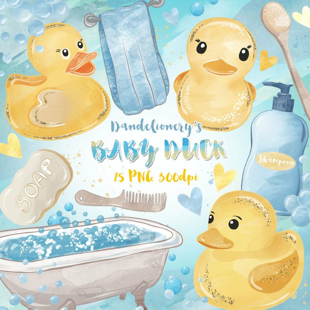 Baby Duck design – MasterBundles