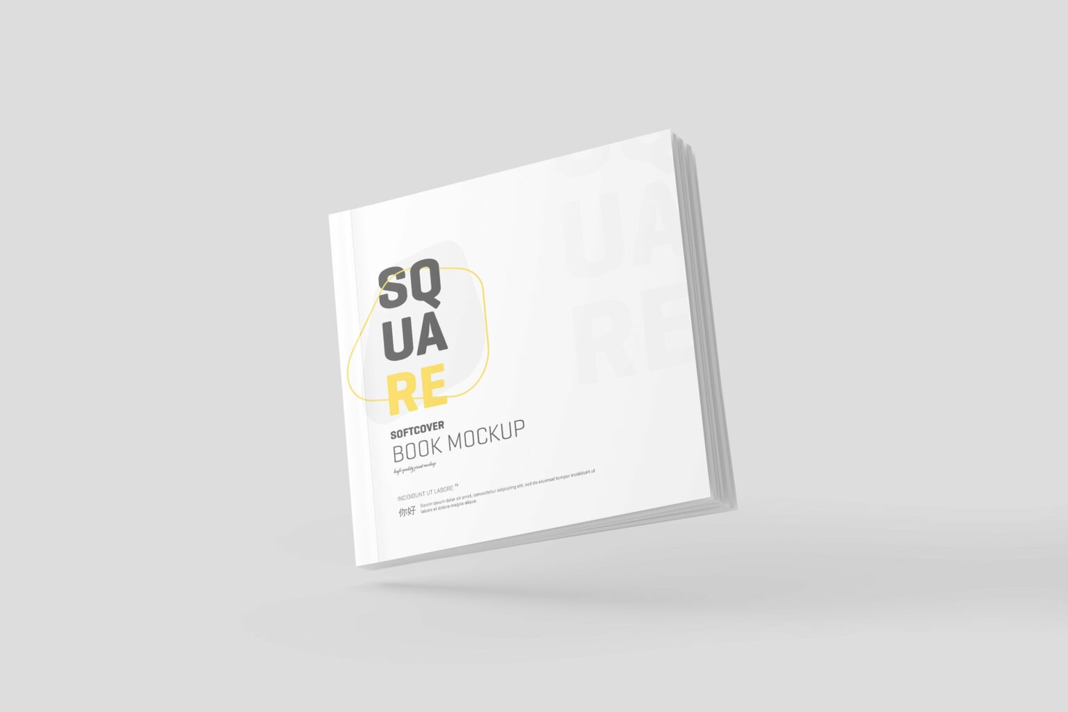 Square Softcover Book Mockup – MasterBundles
