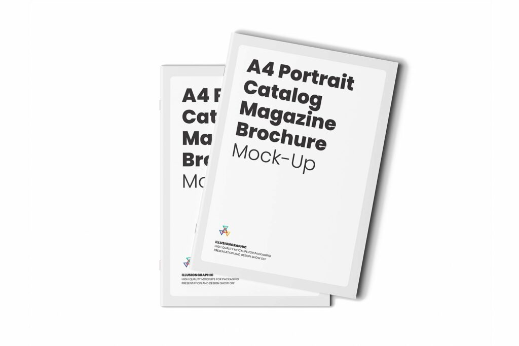 A4 Portrait Magazine Brochure Mockup – MasterBundles