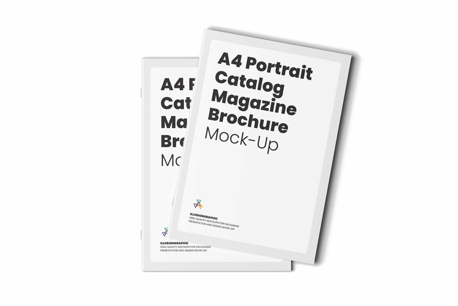 A4 Portrait Magazine Brochure Mockup – MasterBundles