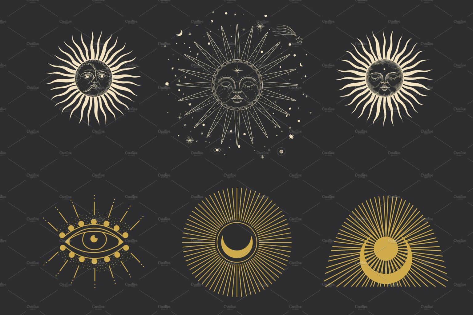 Cosmic signs and symbols – MasterBundles