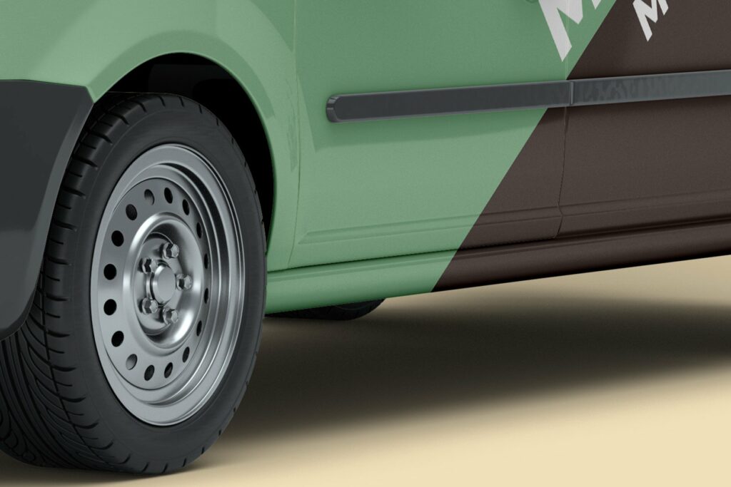 Mini Van Mockup - 6 views – MasterBundles