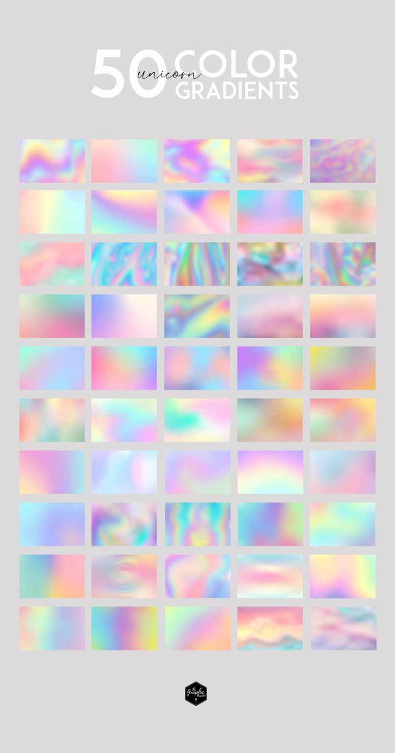 50 rainbow gradients – MasterBundles