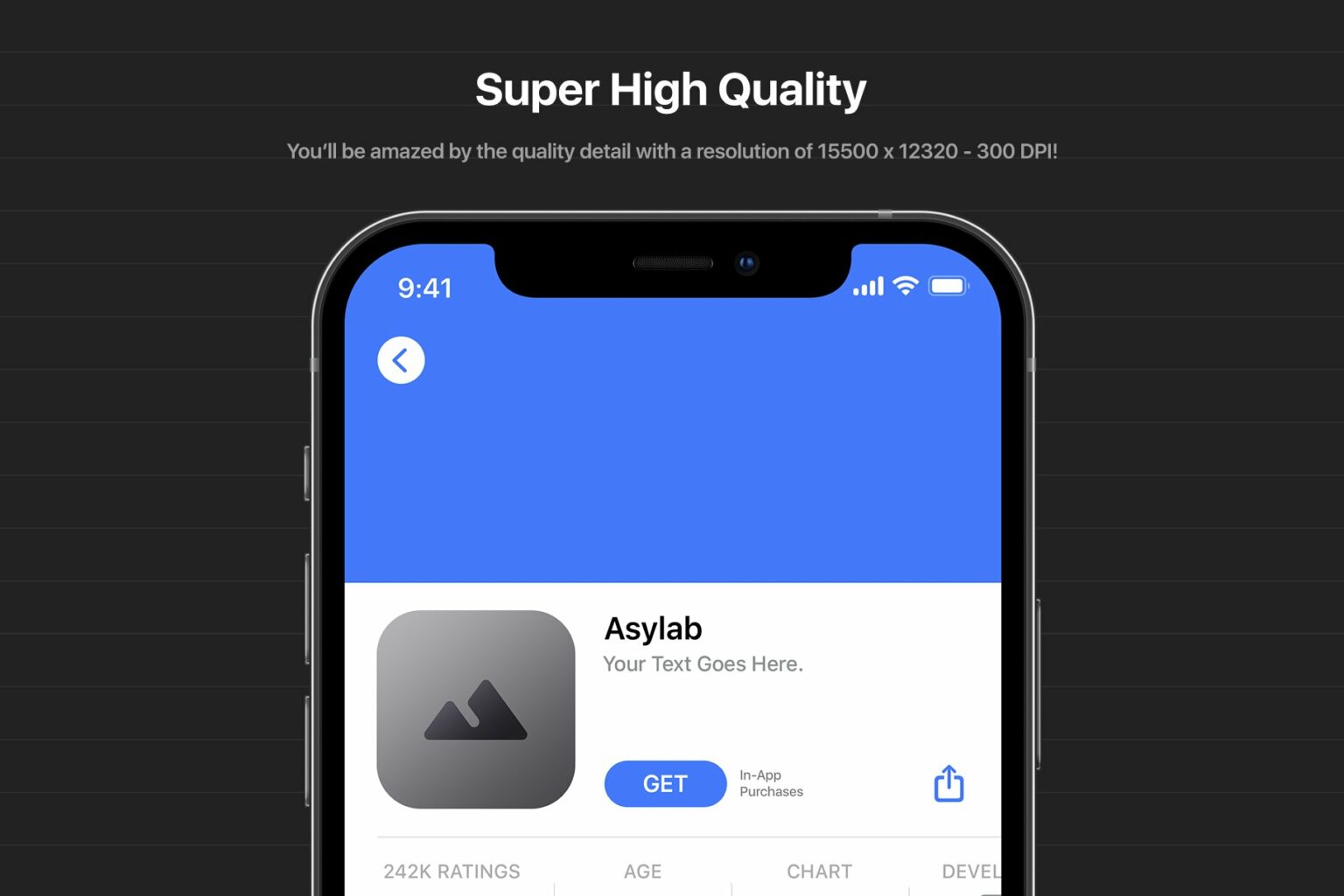 Mobile OS Icon Template Mockup - PSD – MasterBundles