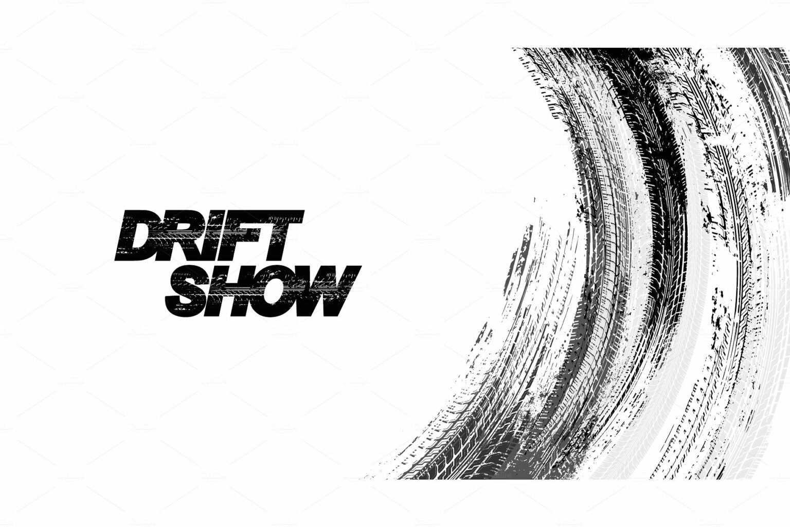 Car tire tracks texture set – MasterBundles