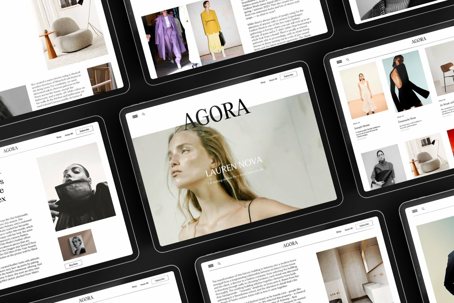 AGORA / Device Mockups – MasterBundles