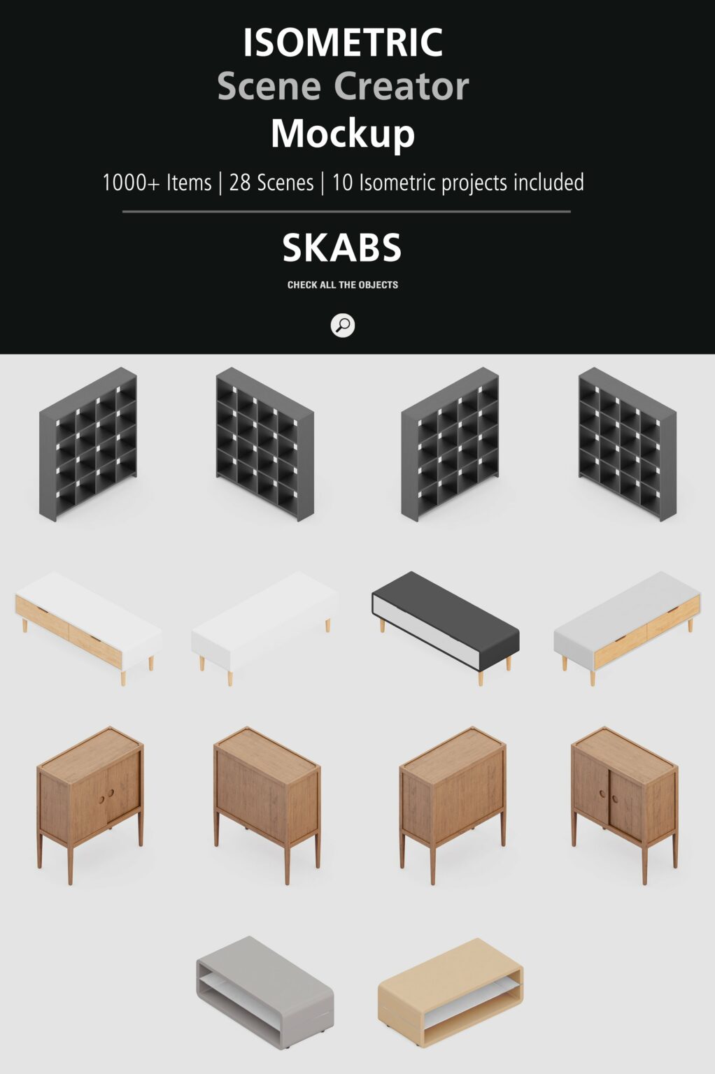 Isometric Scene Creator Mockup – MasterBundles