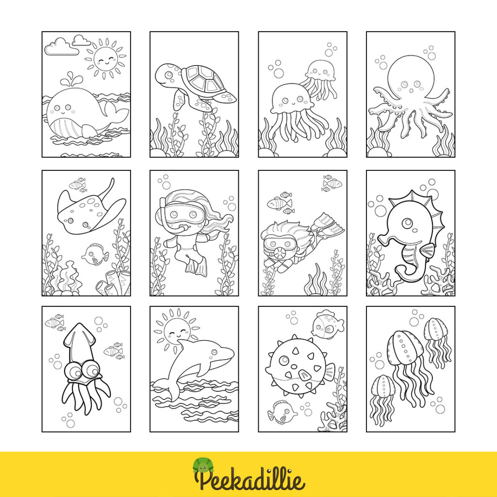 Underwater Ocean Sea Animals - MasterBundles