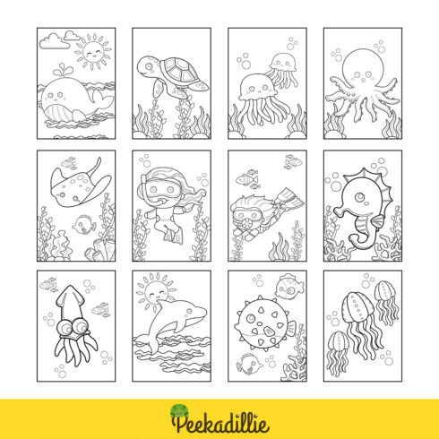 Underwater Ocean Sea Animals - MasterBundles