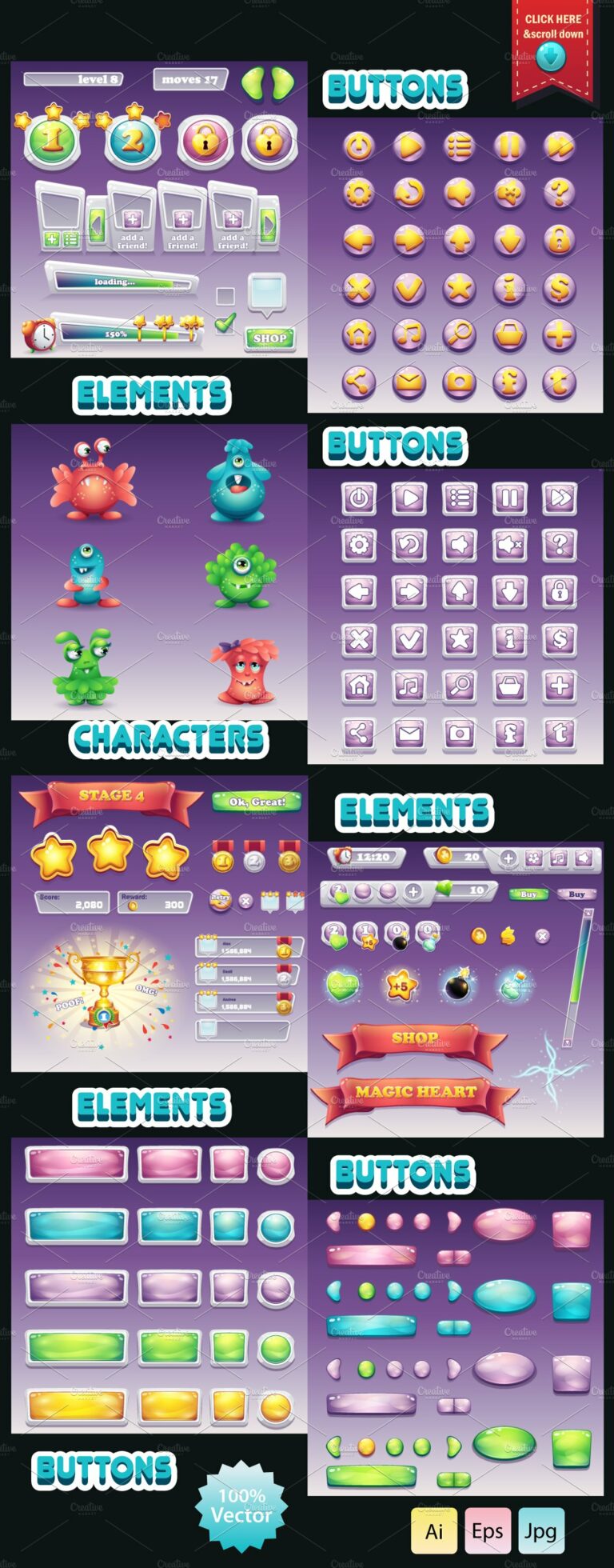 Monsters GUI – MasterBundles