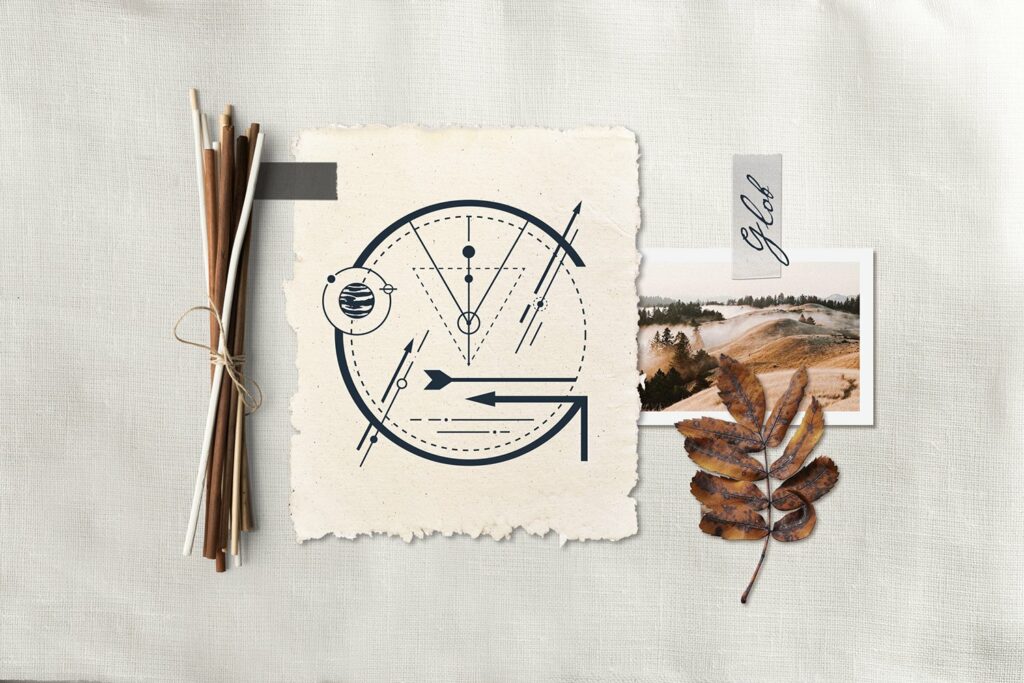 Totem. Mystical Font. Line Art Style – MasterBundles