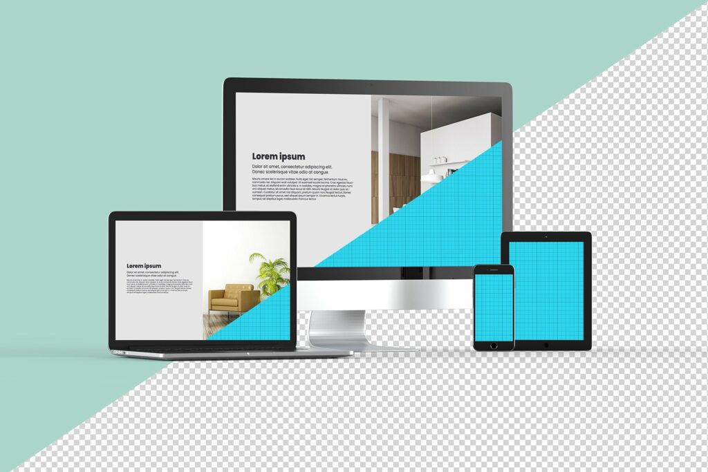 Responsive Screen Device Mockups – MasterBundles