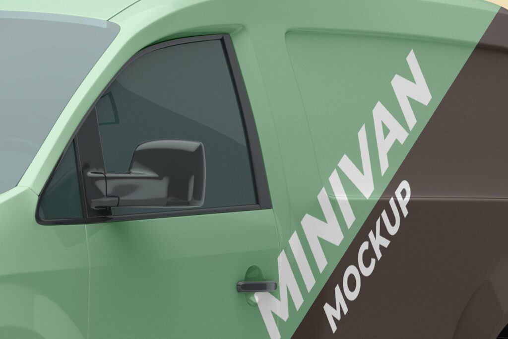 Mini Van Mockup - 6 views – MasterBundles