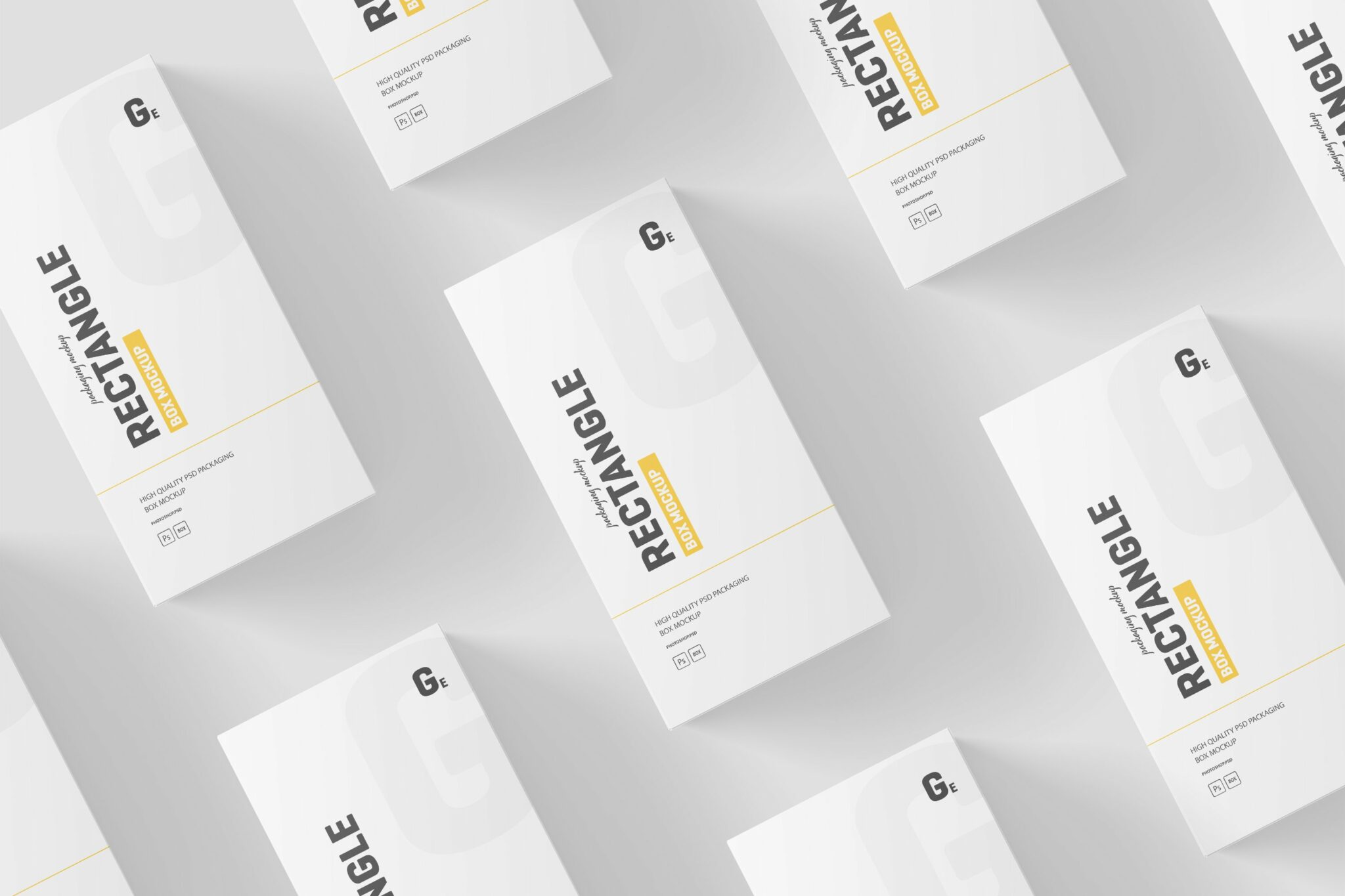 Rectangle Box Packaging Mockup – MasterBundles