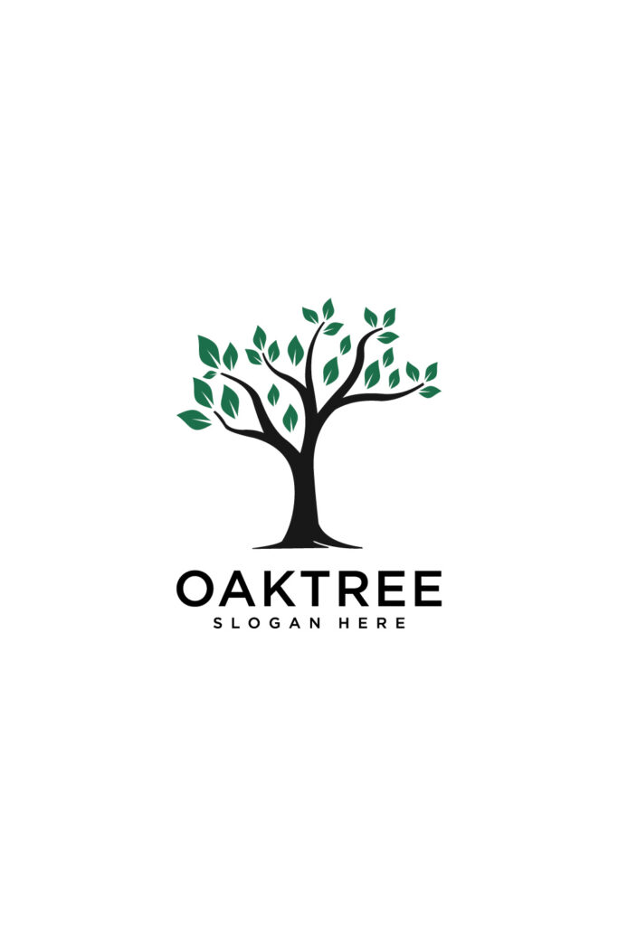 oak tree logo vector - MasterBundles