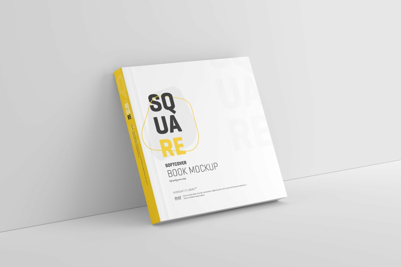 Square Softcover Book Mockup – MasterBundles