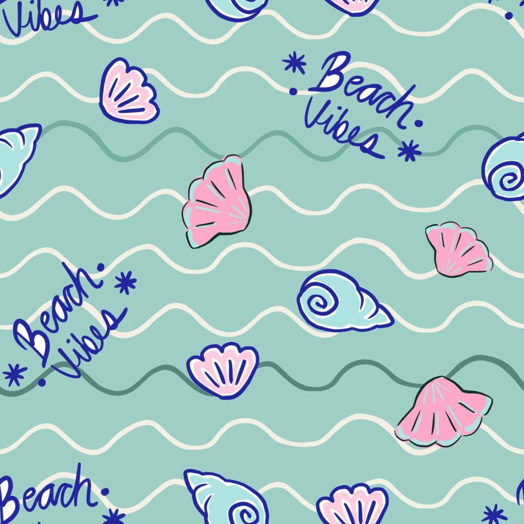 Beach seamless patterns – MasterBundles