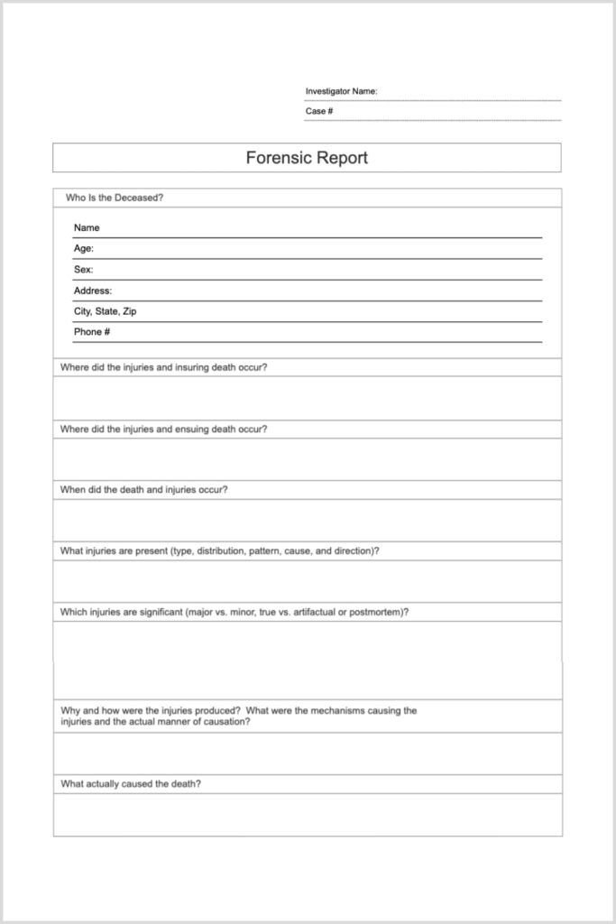 25 Best Police Report Templates for 2023 – MasterBundles