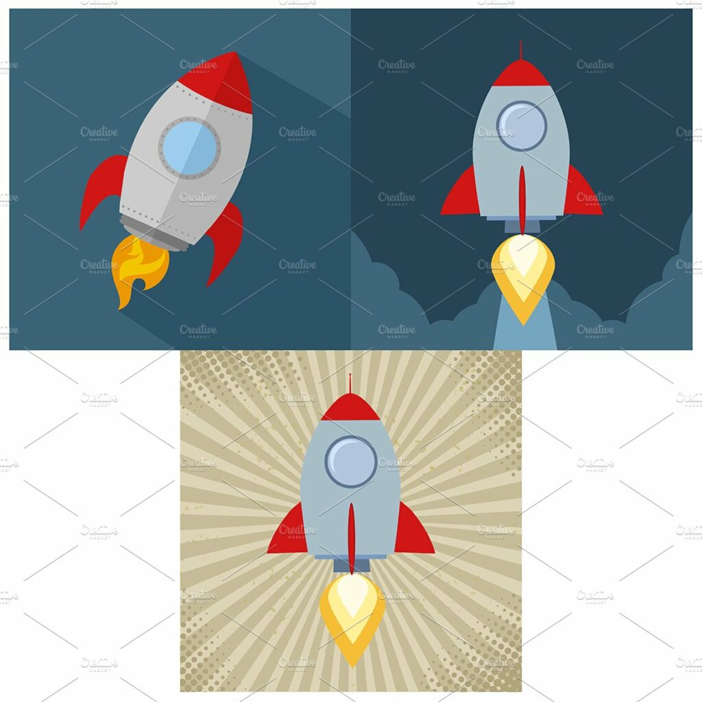 Retro Rocket Collection - 7 – MasterBundles