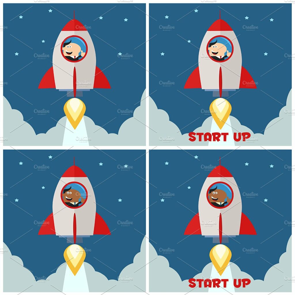 Retro Rocket Collection - 8 – MasterBundles