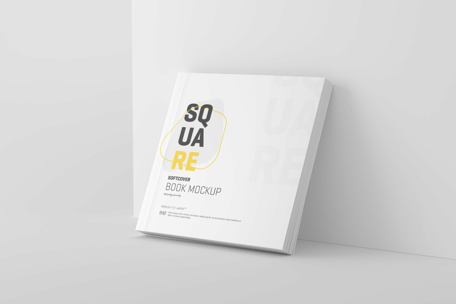 Square Softcover Book Mockup – MasterBundles