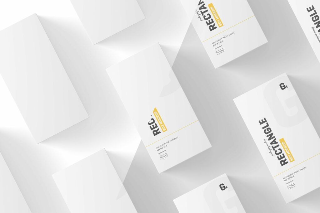 Rectangle Box Packaging Mockup – MasterBundles