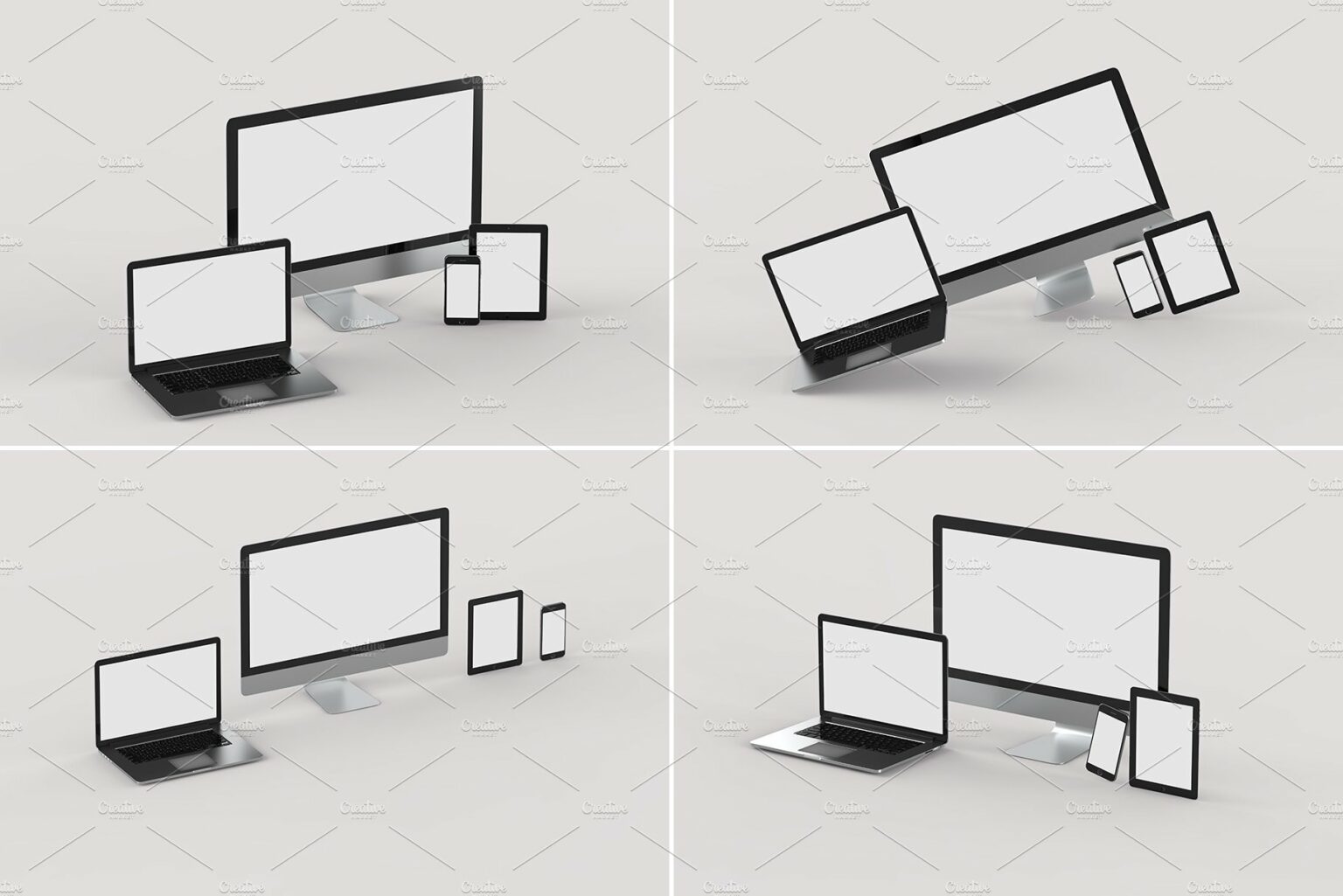 Responsive Screen Device Mockups – MasterBundles
