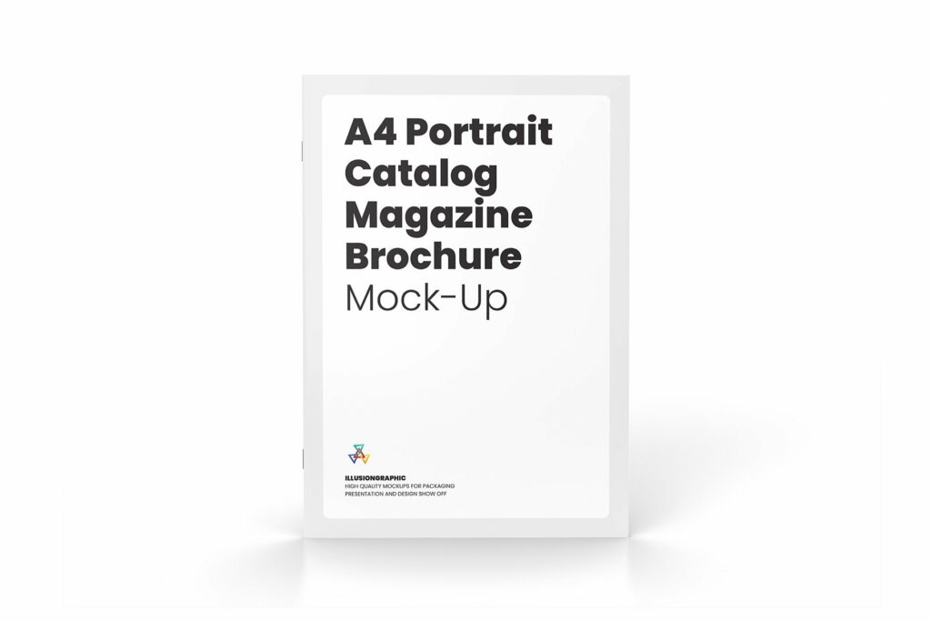 A4 Portrait Magazine Brochure Mockup – MasterBundles