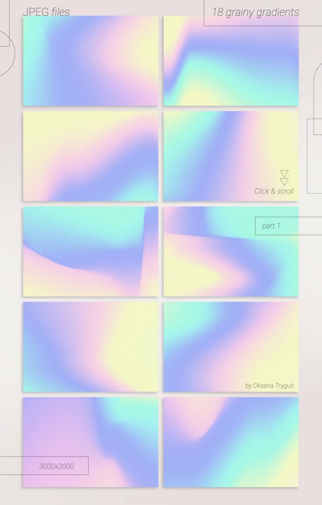 RAINBOW Gradient Texture Backgrounds – MasterBundles