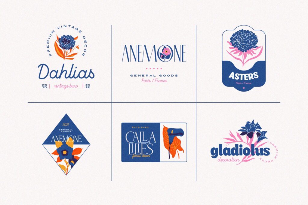 Trendy Flora Logo Kit – MasterBundles