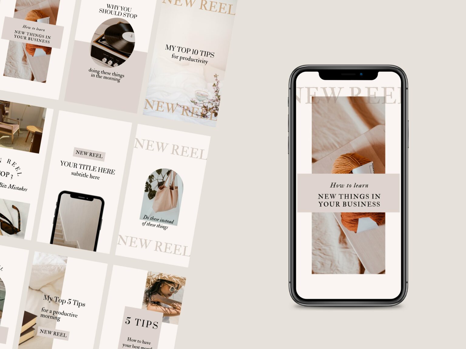 Aesthetic Reel Covers – MasterBundles