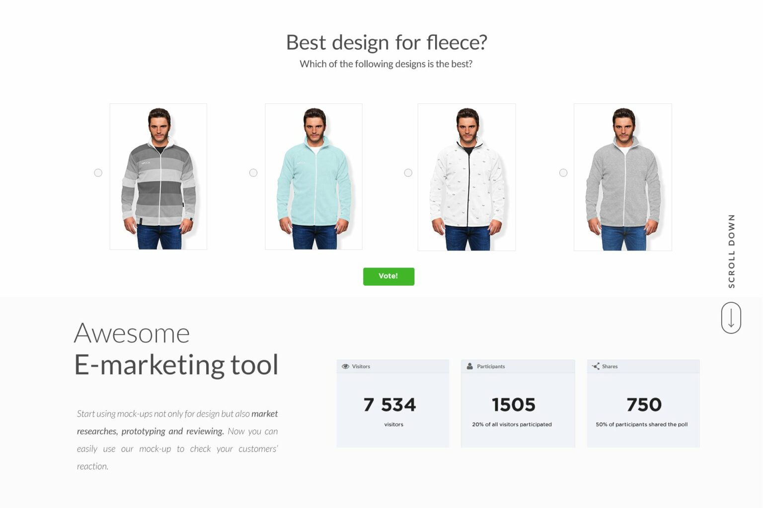 Men Fleece Mock-ups Set FREE DEMO – MasterBundles