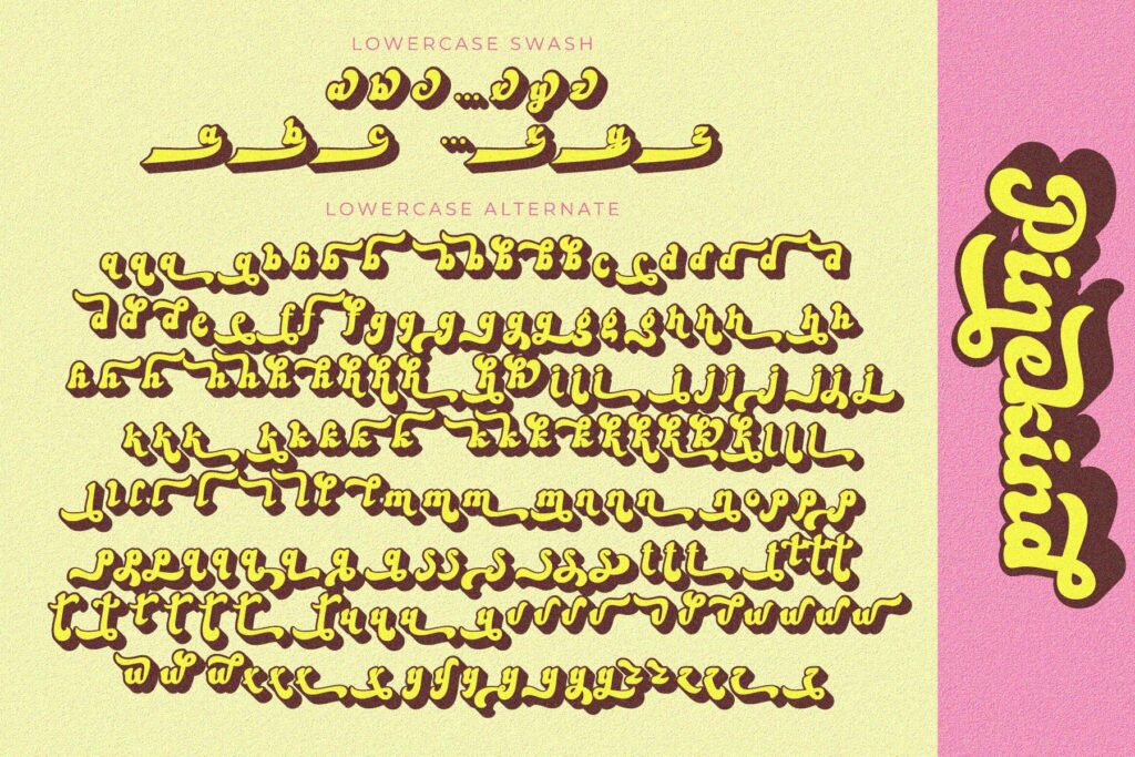 Pinekind - Groovy Retro Font – MasterBundles