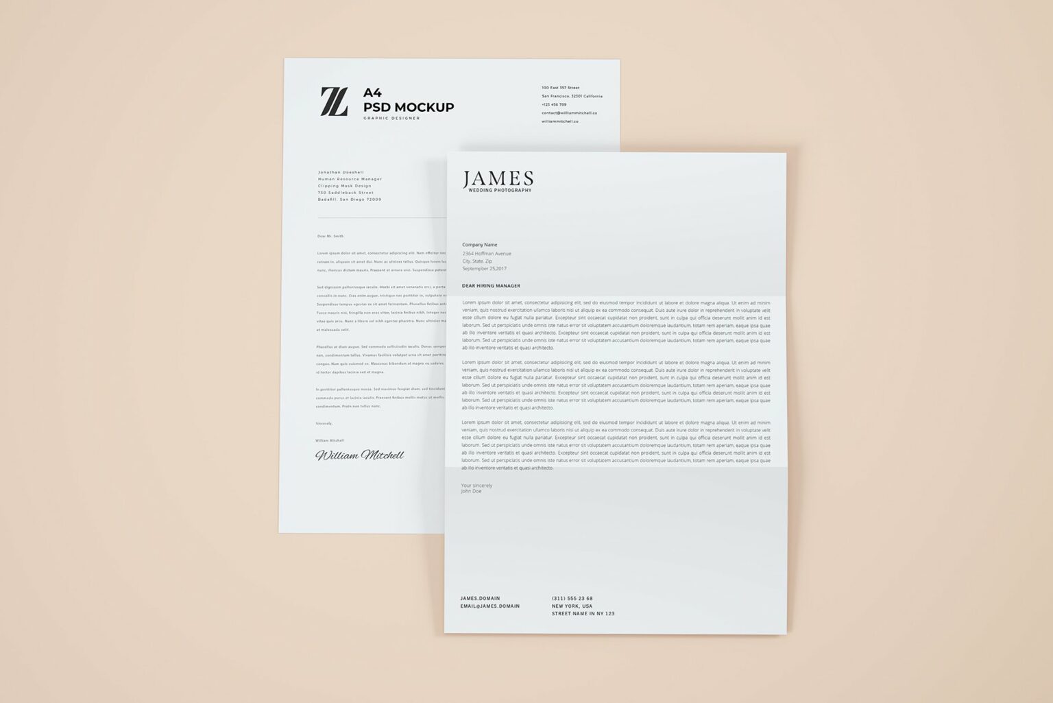 Modern Stationery Mockup – MasterBundles