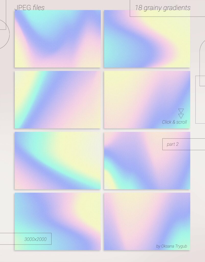 RAINBOW Gradient Texture Backgrounds – MasterBundles