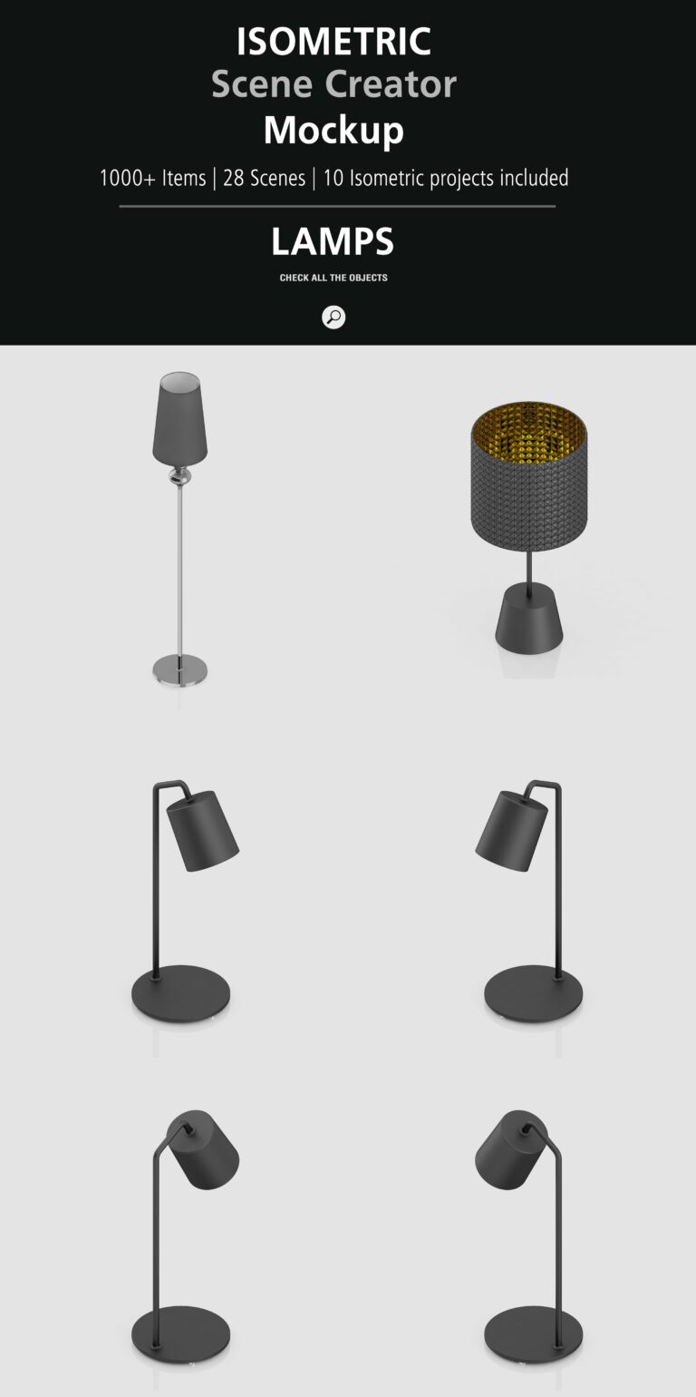 Isometric Scene Creator Mockup – MasterBundles